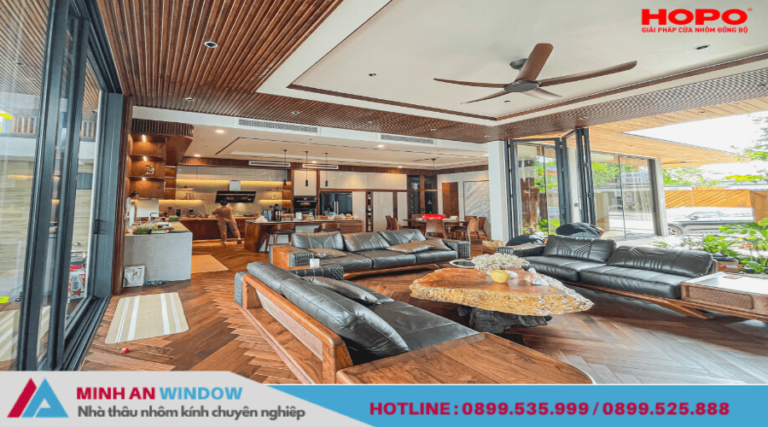 Thi công lắp đặt cửa nhôm Hopo tại Thái Bình