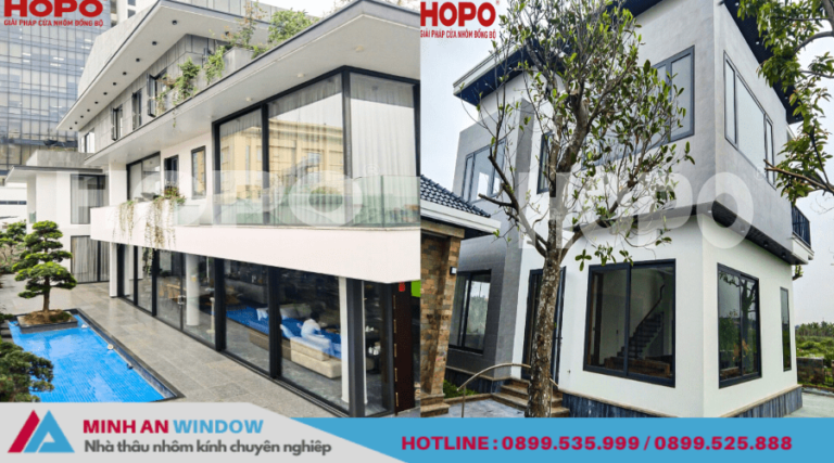 Thi công cửa nhôm Hopo tại Hải Phòng giá tốt