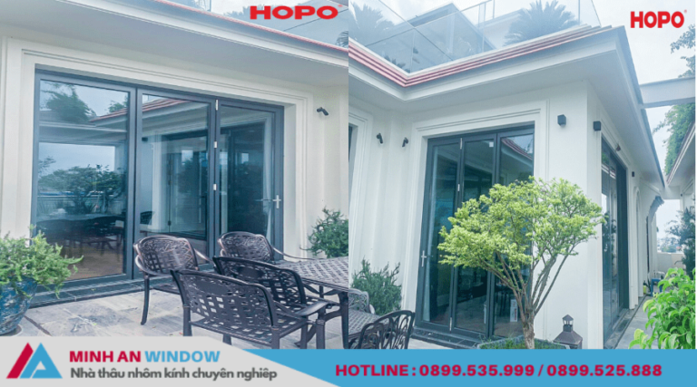Thi công cửa nhôm Hopo tại Hải Phòng giá tốt